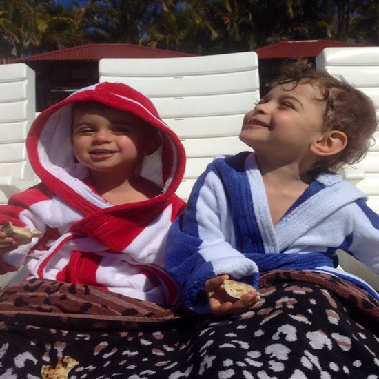 Children's Stripe Beach Robes (1-4 yrs) | Yellow Duck Baby Gifts